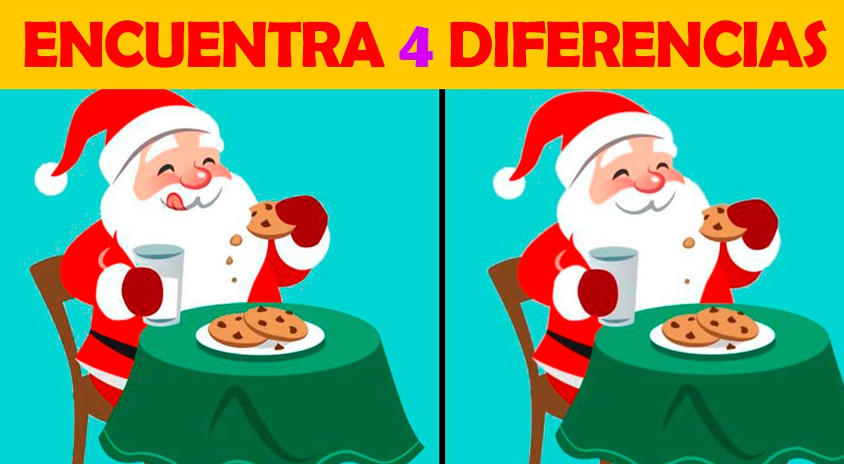 ¿Podrás encontrar las cuatro diferencias? Solo un GENIO resolverá el ...