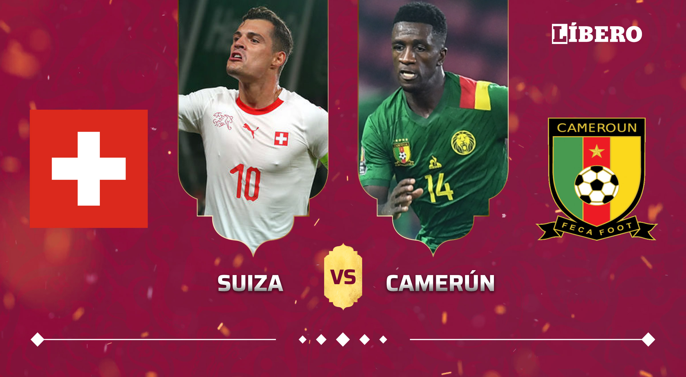 Suiza vs Camerún EN VIVO: cuándo juega, hora, pronóstico y dónde ver partido de Qatar 2022 ...
