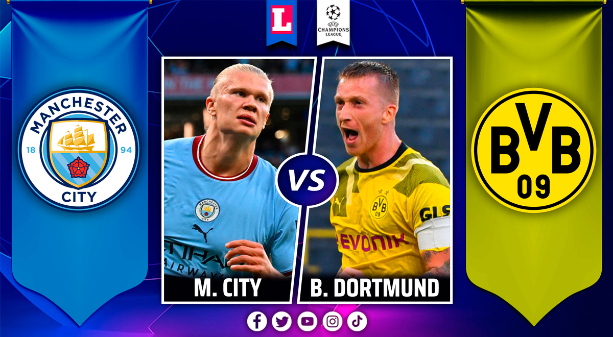 Manchester City vs Dortmund EN VIVO: resumen de la Champions League