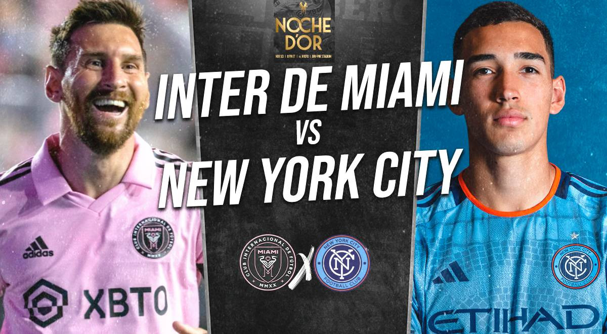 Inter Miami vs New York City FC EN VIVO por Noche de Oro de Messi ...