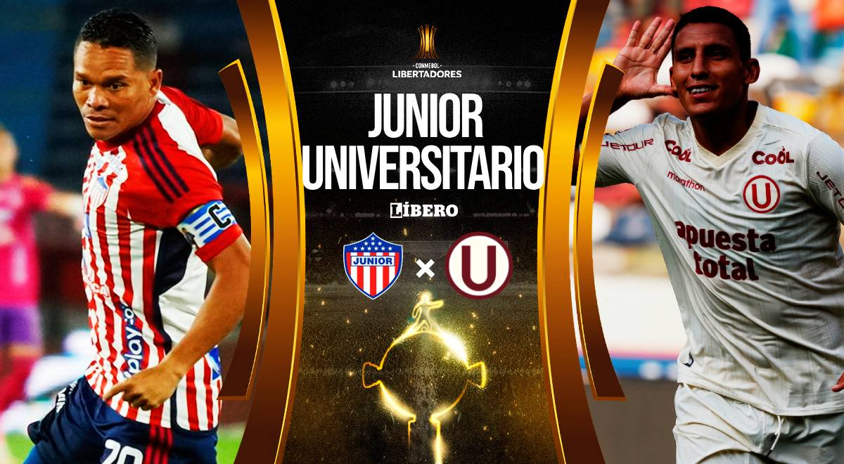 Universitario vs Junior por la Copa Libertadores: resumen y goles