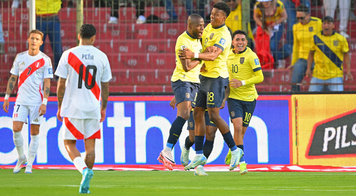 Perú vs Ecuador por Eliminatorias 2026: resumen y goles del partido