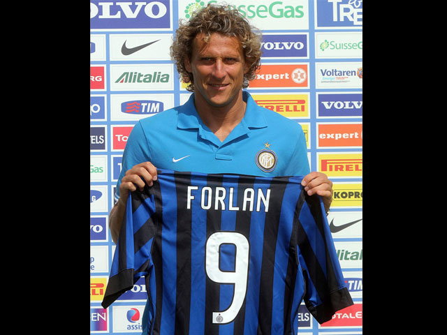 Diego Forlán: Para mí es una gran oportunidad estar en el Inter de Milán