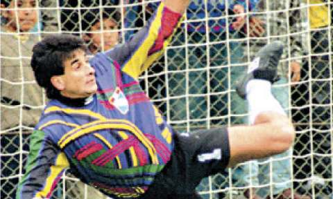 Balerio entra a la cancha