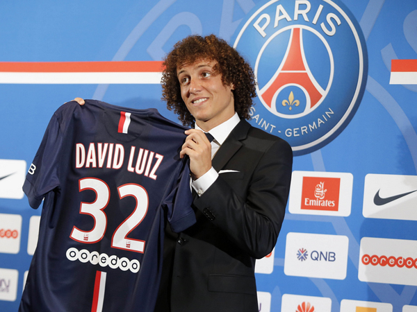 PSG: David Luiz fue presentado oficialmente y usará el número 32 en el ...