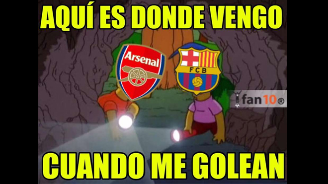 Champions League: Goleada al Arsenal produjo divertidos memes y lo ...