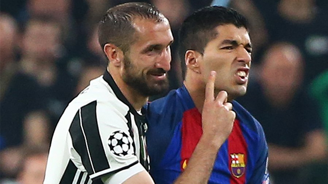 Luis Suárez Y Giorgio Chiellini Se Reencontraron En La Champions League