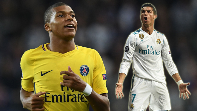 Kylian Mbappé reta al Real Madrid y 'pasa' de su ídolo Cristiano Ronaldo