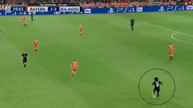 Real Madrid vs. Bayern Múnich: Marcelo mostró su gran habilidad para ...