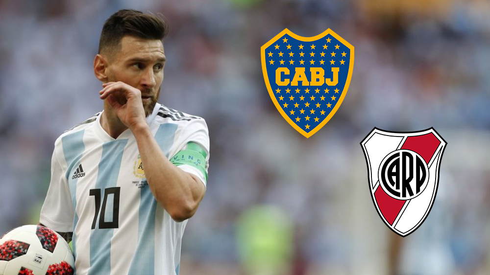 Boca Juniors o River Plate: ¿A qué equipo apoyará Lionel Messi en la ...