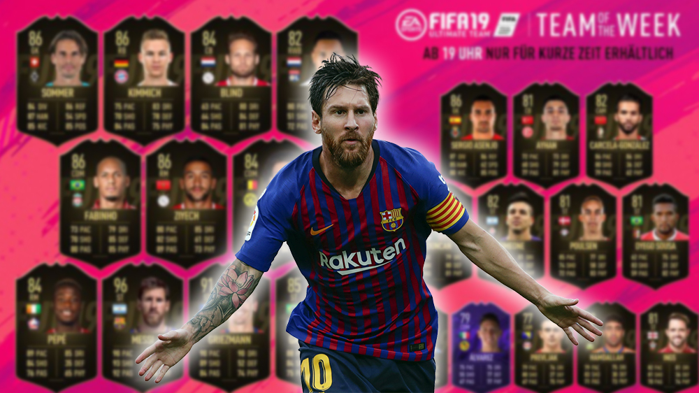 Con Messi con su primera carta IF, el 'Equipo de la Semana 14' en el ...