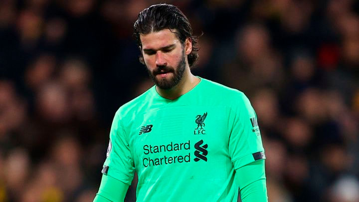 Allison será baja en Brasil y Liverpool por lesión a la cadera