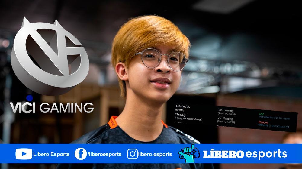 Dota 2: 23Savage explica por qué no sale como parte del roster oficial de Vici Gaming