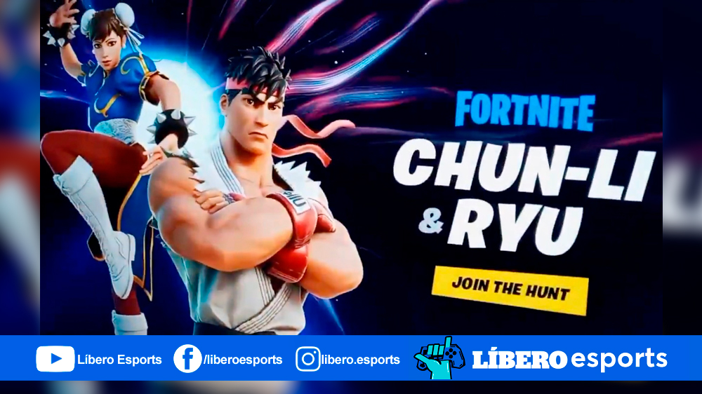 Fortnite: Chun-Li y Ryu se dejan ver en tráiler filtrado - VIDEO