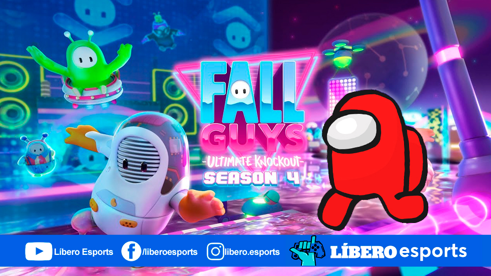 Fall Guys Temporada 4: colaboración con Among Us es revelada en tráiler
