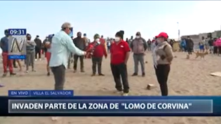 Invasión en Lima: más de 1000 personas se atrincheran en terreno de ...