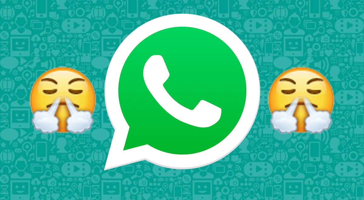 WhatsApp: ¿Cuál es el significado del emoji con humo en la nariz?