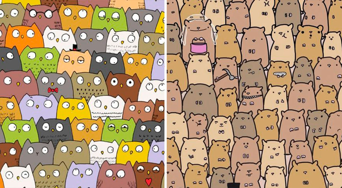 Reto visual doble: Descubre las diferencias ocultas de las imágenes en ...