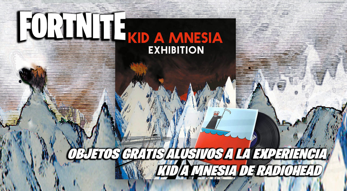 Fortnite: obtén ítems gratis de Radiohead de la experiencia KID A MNESIA