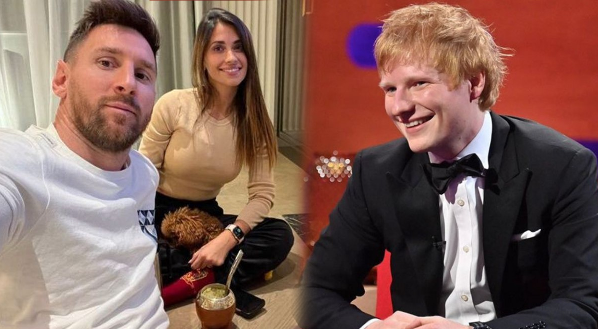Lionel Messi: Ed Sheeran se disculpa con Antonela Roccuzzo y le promete ...