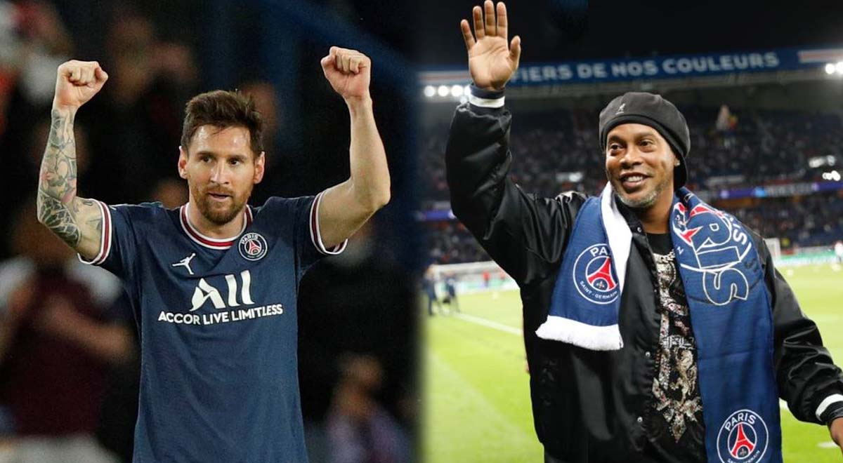 ¿Y Barcelona? Ronaldinho confesó que está más feliz de ver a Messi en PSG