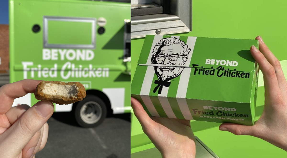 KFC anuncia los Beyond Fried Chicken: nuggets a base de plantas