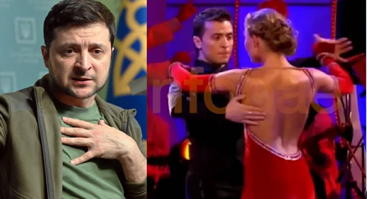 Viral: Video muestra a Zelensky bailando en un show televisivo