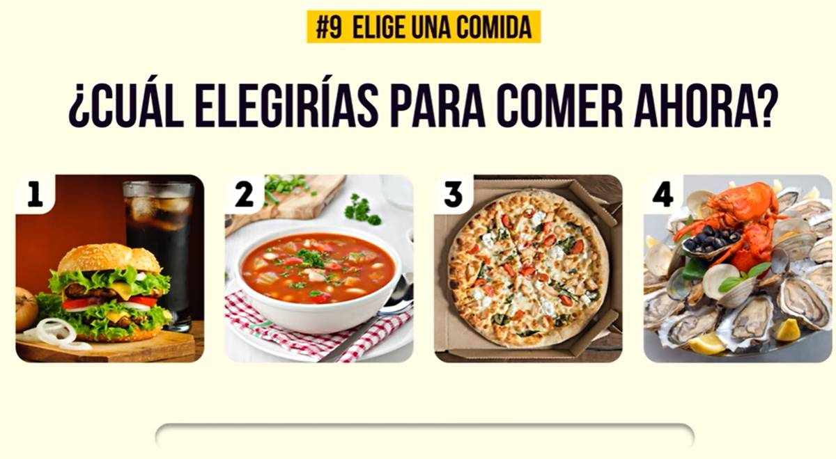 Test de personalidad: elige el plato que te gusta más y este dirá cómo eres