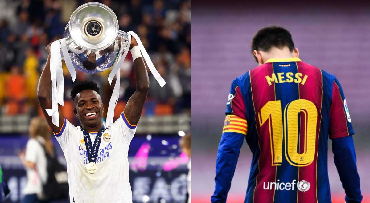 Vinicius Junior le quito un record a Lionel Messi tras disputar la ...