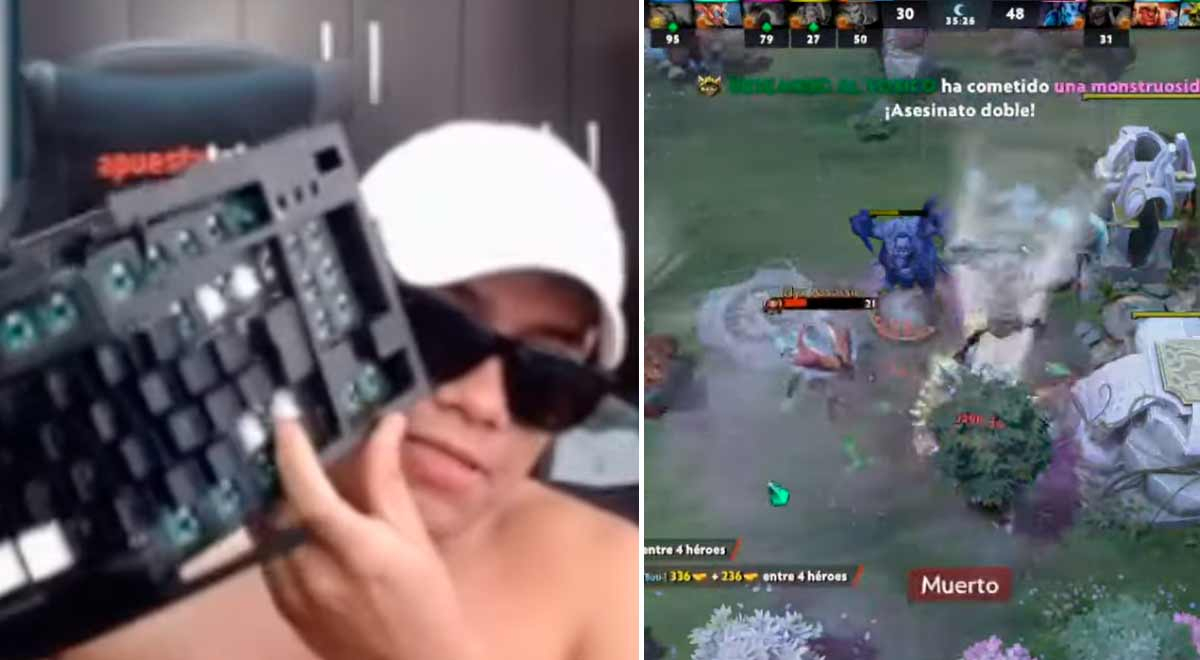 Dota 2: Peruano destruye su teclado al perder 2700 soles en apuesta - VIDEO