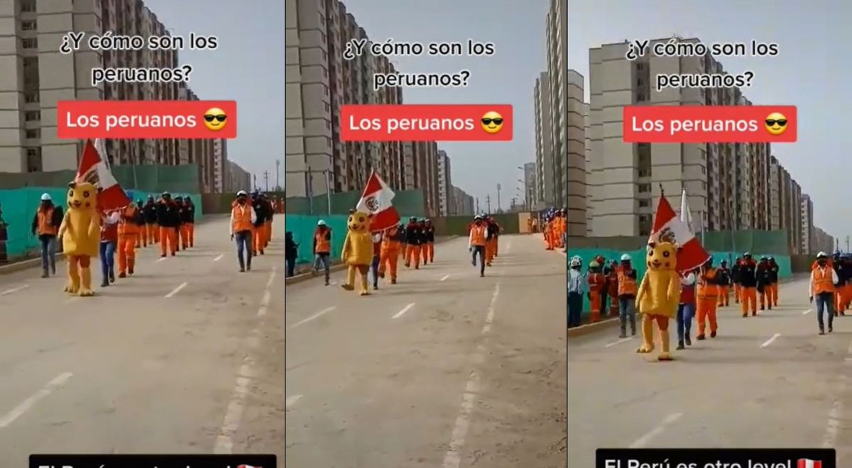 ¡Amor al Perú! Pikachu sorprende desfilando por Fiestas Patrias en las ...