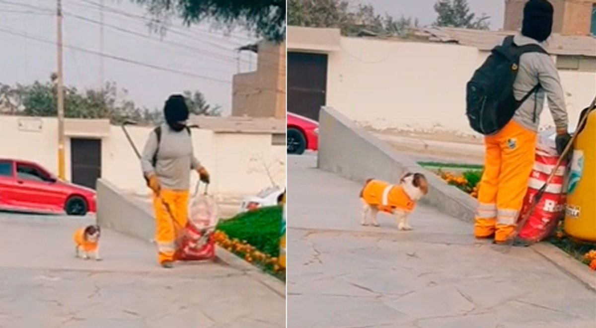 TikTok: Trabajadora de limpieza hace su jornada laboral junto a su ...