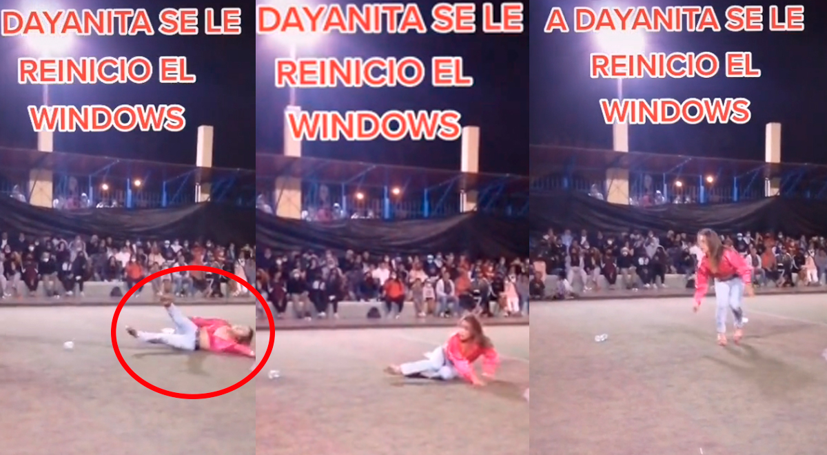 Dayanita protagonizó aparatosa caída durante su show y es viral en ...