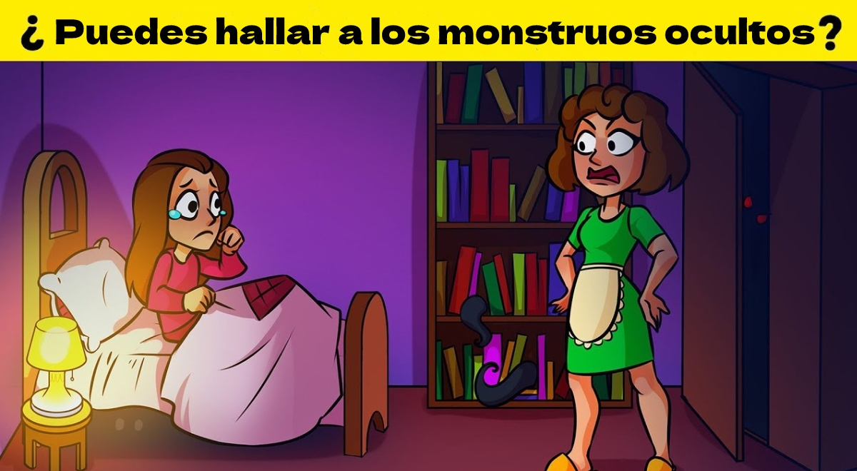 ¿Dónde se esconden los monstruos? Te retamos a encontrarlos en solo 10 ...