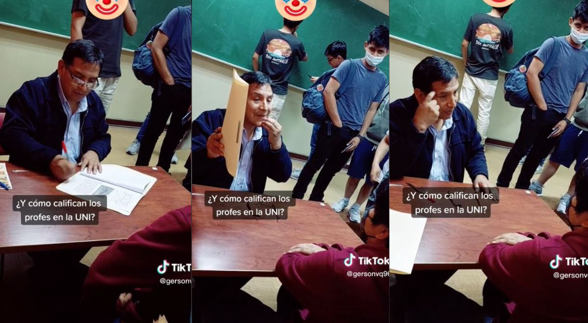 Tiktok Profesor De La Uni Desaprueba A Alumno Por No Poner Su Nombre Video
