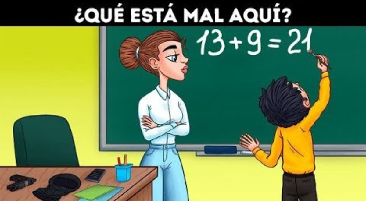 ¿Qué está mal aquí? Atrévete a resolver este reto en 5 segundos, solo ...