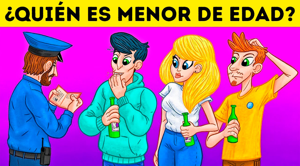 ¿Quién es menor de edad? Tu respuesta al test revelará cuál es tu mayor ...