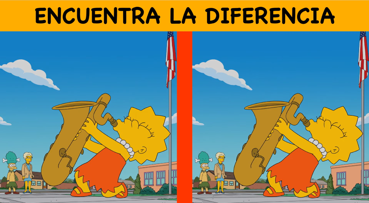 ¡Lisa corre peligro! Halla el error en 5 segundos y salva a Springfield ...
