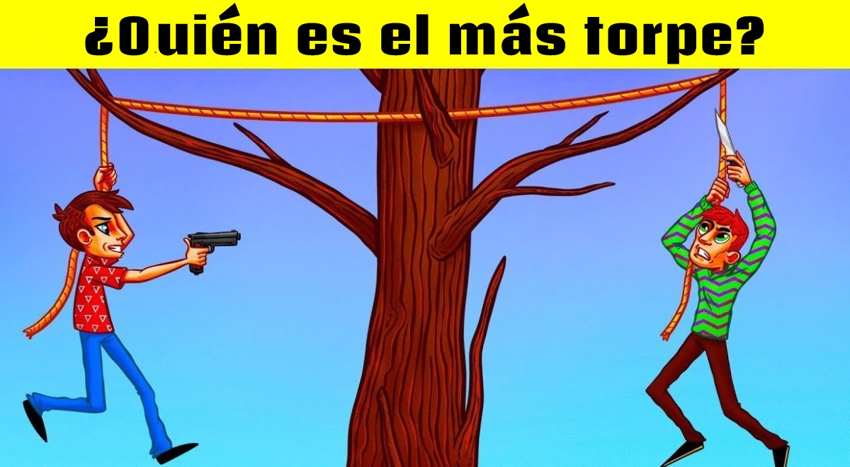 ¿Quién es el más torpe? Demuestra que eres ágil resolviendo el acertijo ...