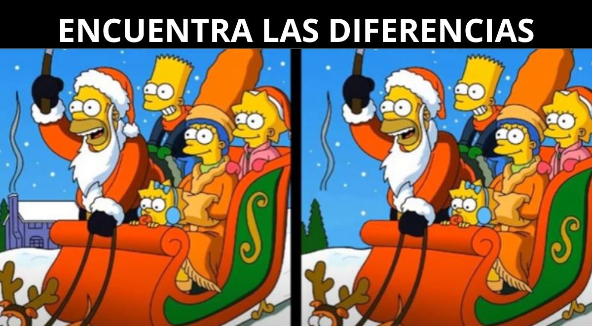 ¿Podrás hallar las diferencias en Los Simpson? Intenta superar este ...