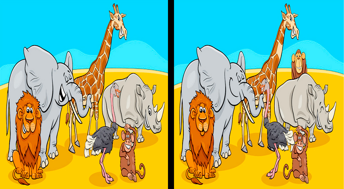 ¿Lograrás encontrar las 7 diferencias? Supérate y atrévete a resolver ...