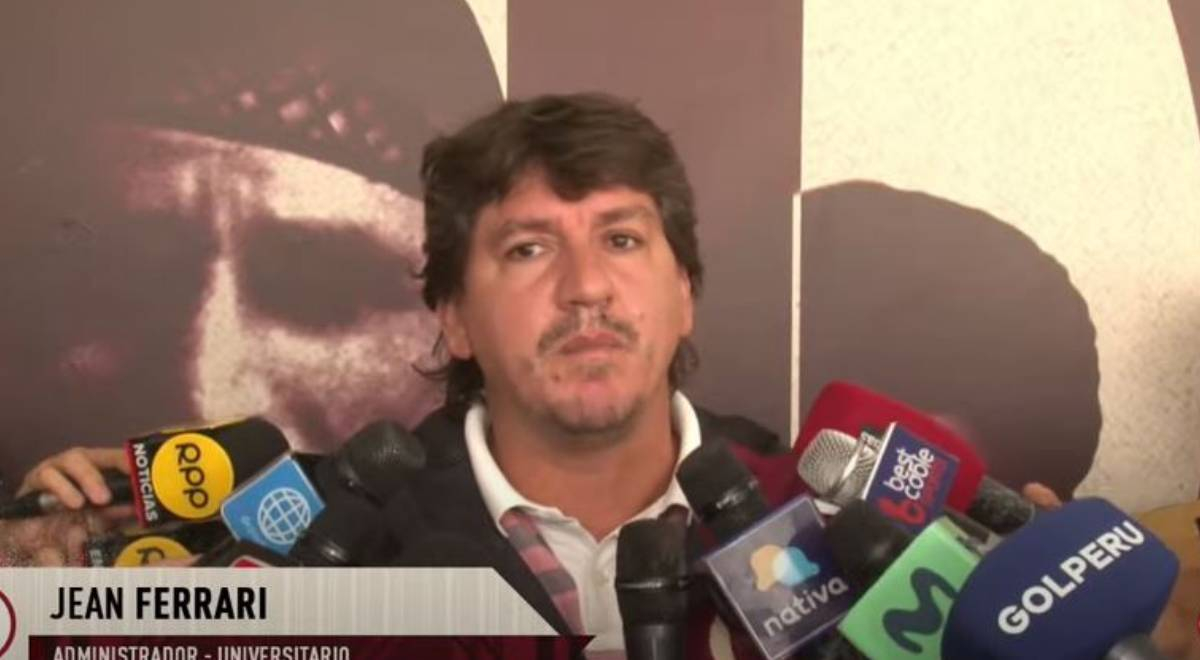 Jean Ferrari confirmó que Universitario sí jugará ante Cantolao por la ...