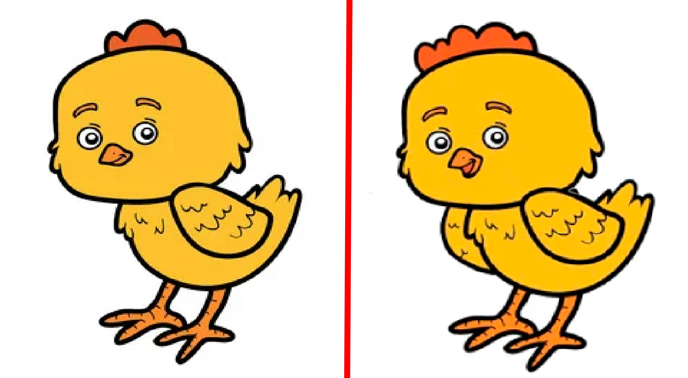 Demuestra que tienes buena visión y encuentra las 3 diferencias entre ...