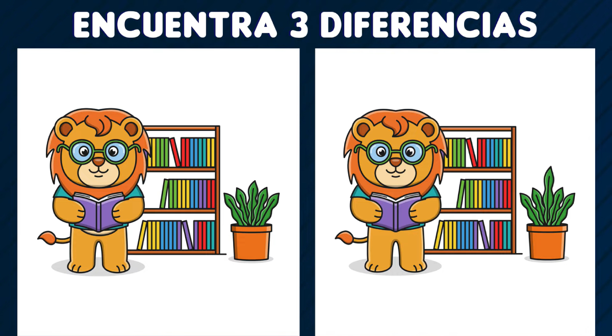 Reto visual para EXPERTOS: localiza las 3 diferencias en 5 segundos