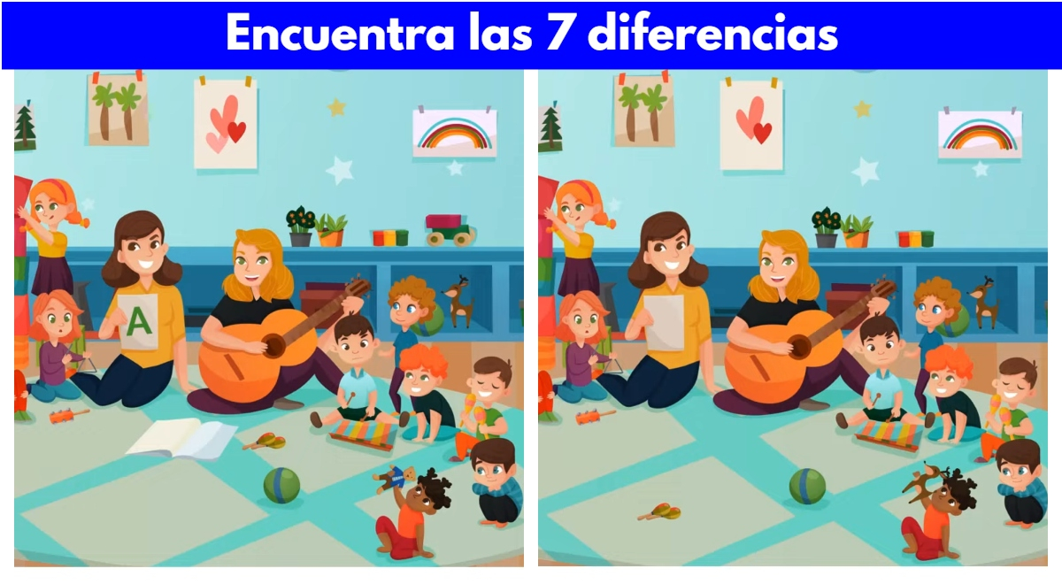 Encuentra las 7 diferencias en el salón y conviértete en un GENIO de ...