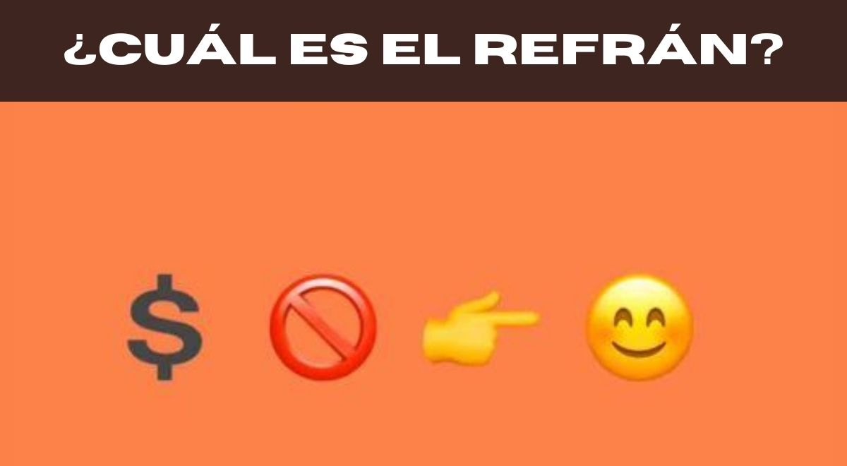 ¿A qué refrán se está refiriendo? Solo el 5% logran descubrirlo en 7 ...