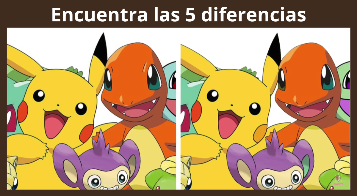 ¿Ves las 5 diferencias? Muy pocos lograron resolver este RETO VISUAL de ...