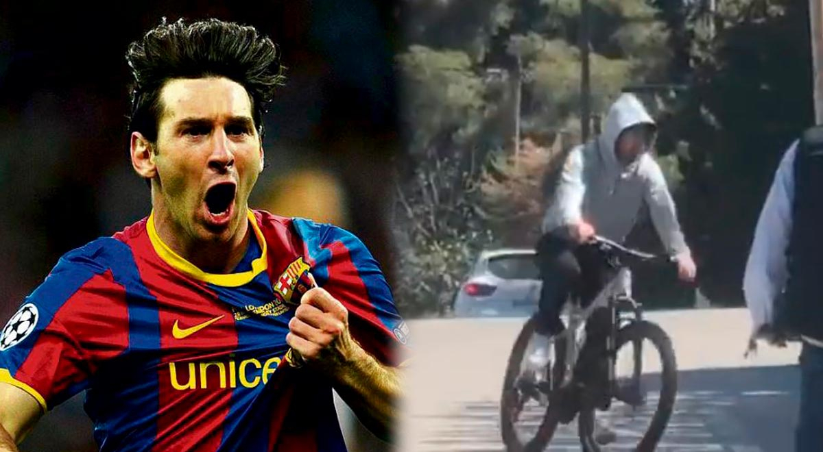 ¿Regresa a casa? Lionel Messi impacta al mundo manejando bicicleta en ...